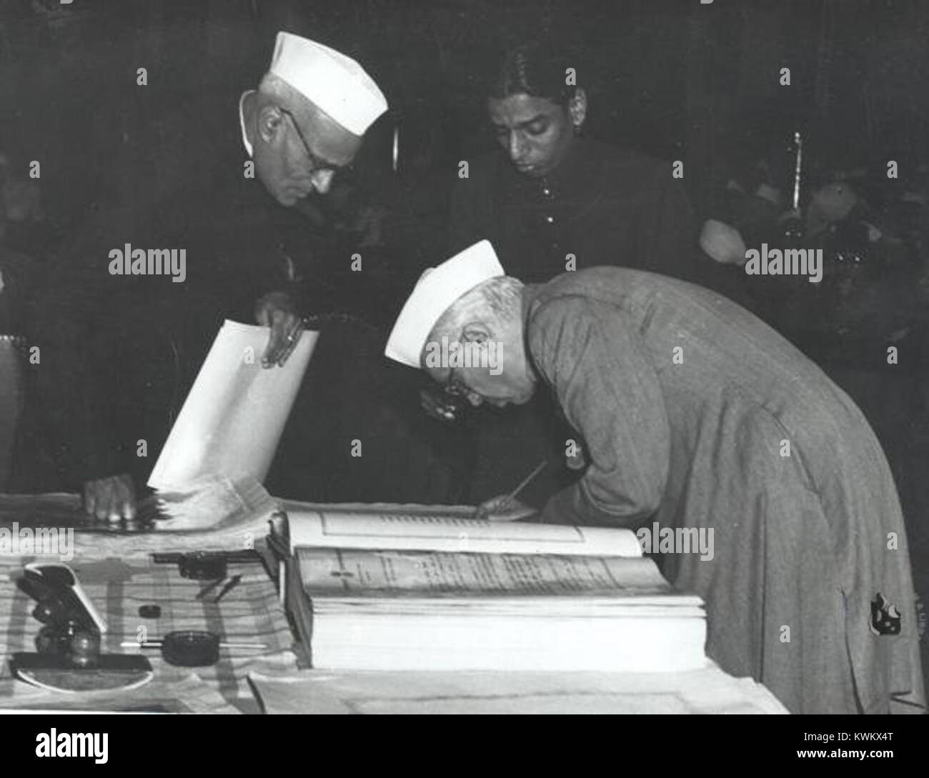 Photograph of prime minister jawaharlal nehru of india hi-res stock ...
