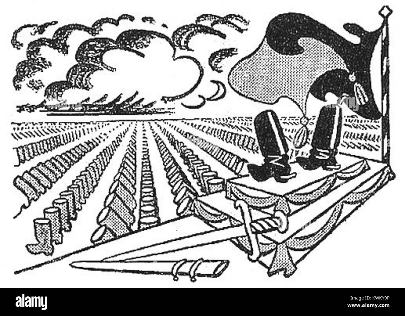 An artwork by Josef Čapek titled Diktátorské boty (Dictator’s Boots ...