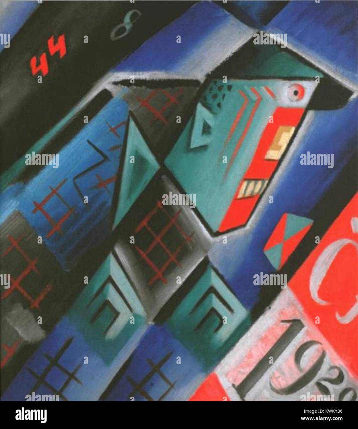 'Fantomas' (1920) by Josef Čapek is a surrealist artwork that explores ...