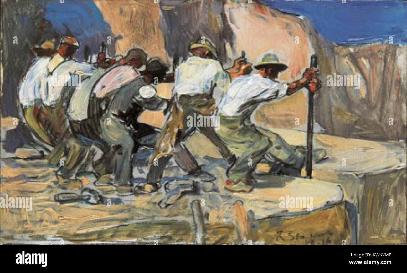 Stone breakers painting hi-res stock photography and images - Alamy