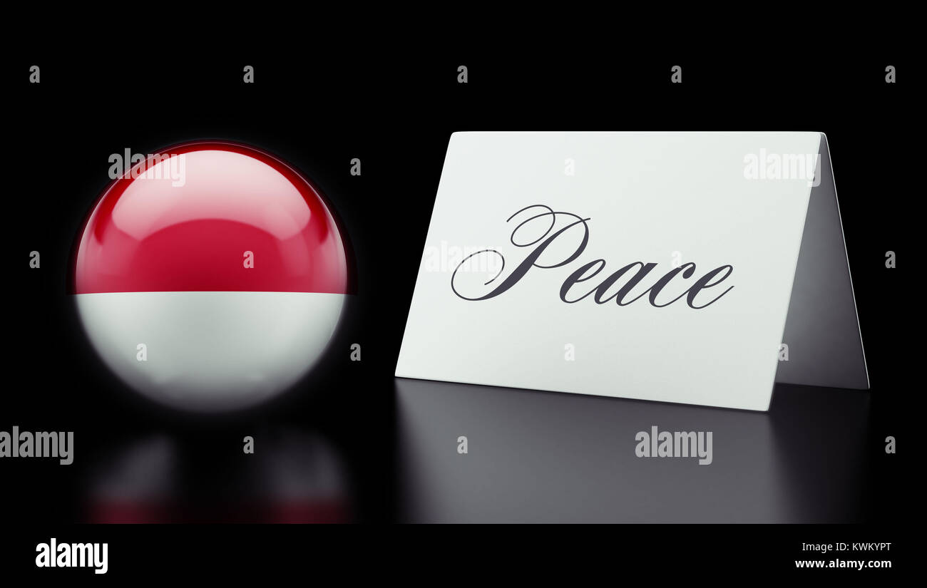 Indonesia High Resolution Peace Concept Stock Photo - Alamy