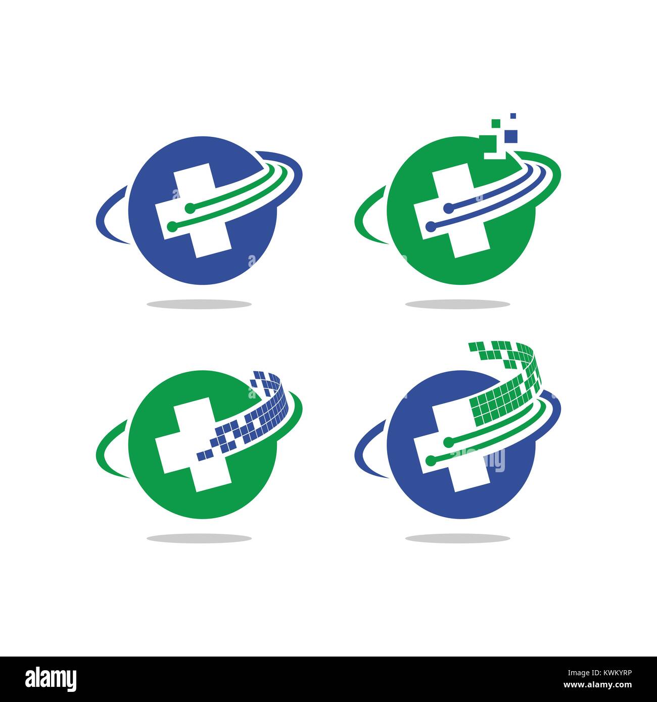 medical health technology vector logo Stock Vector Image & Art - Alamy