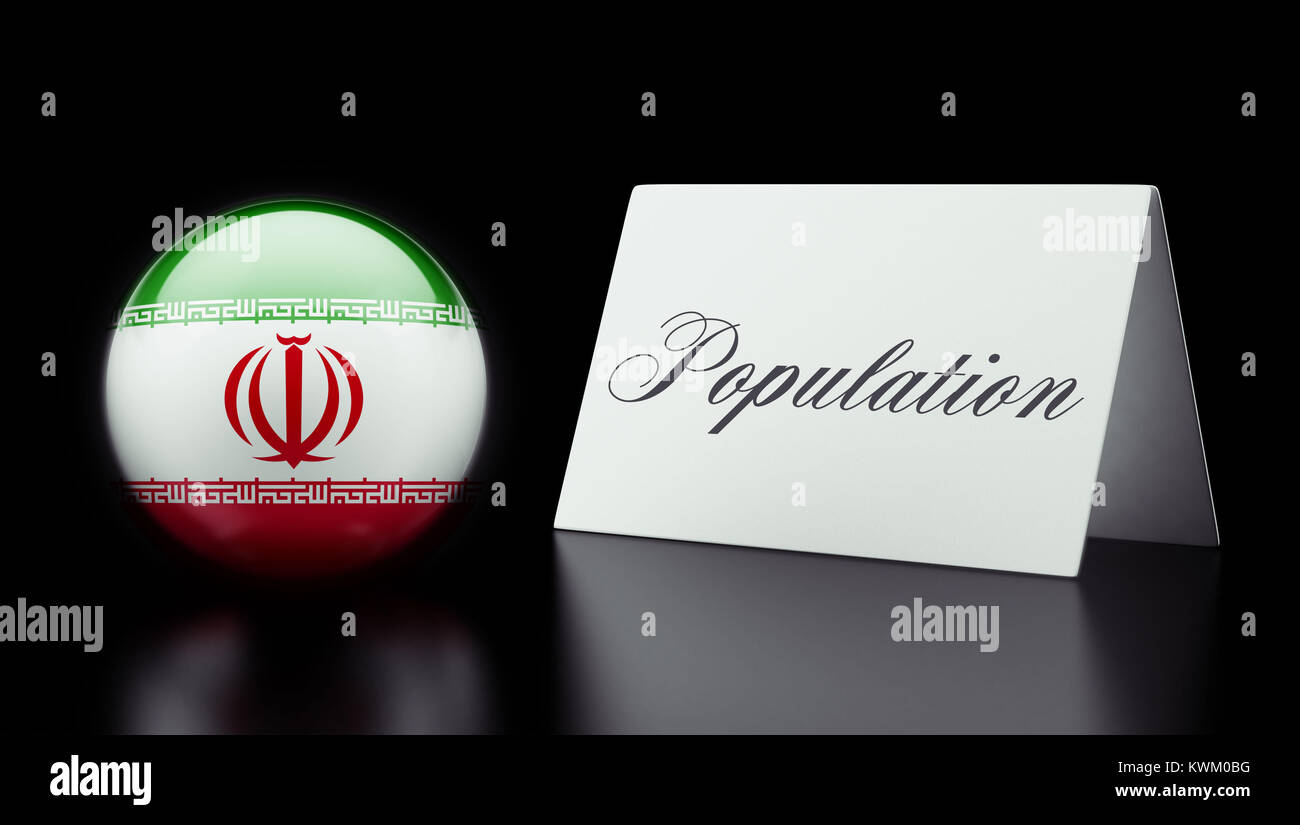Iran High Resolution Population Concept Stock Photo - Alamy