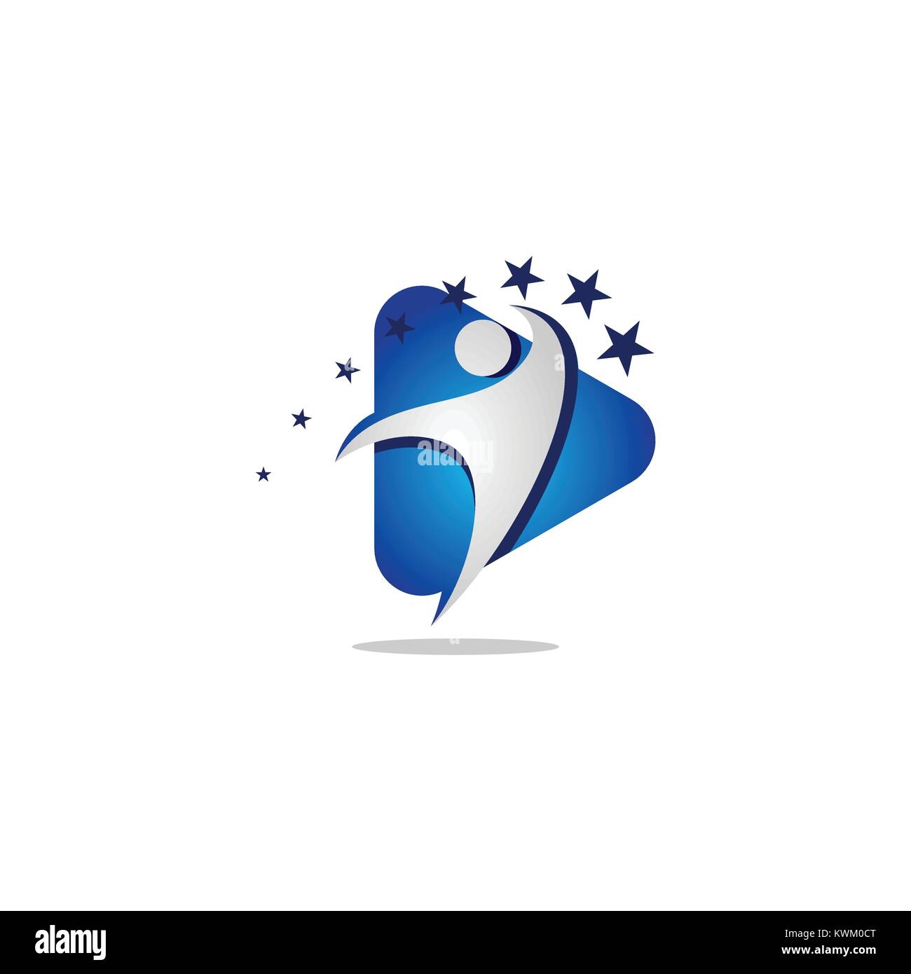 abstract people logo Stock Vector Image & Art - Alamy