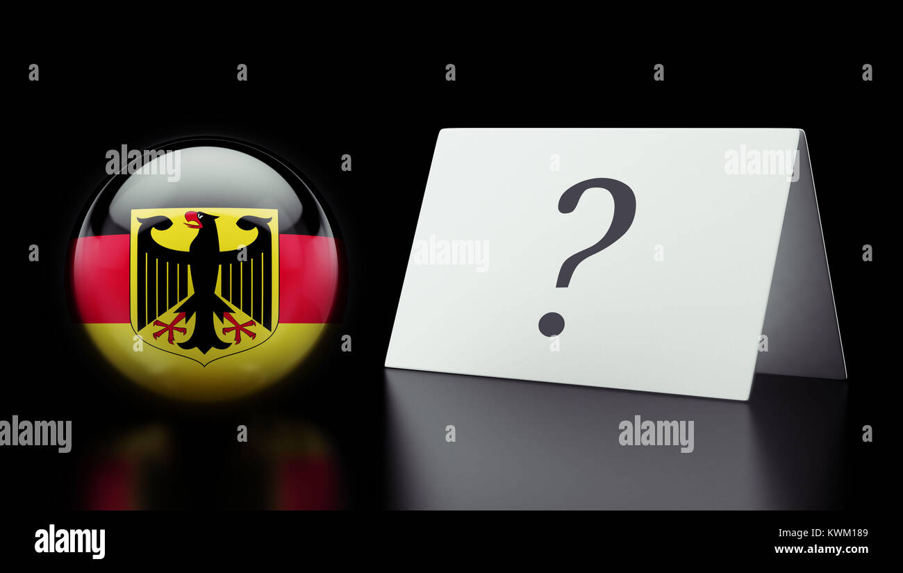 Germany High Resolution Question Mark Concept Stock Photo - Alamy