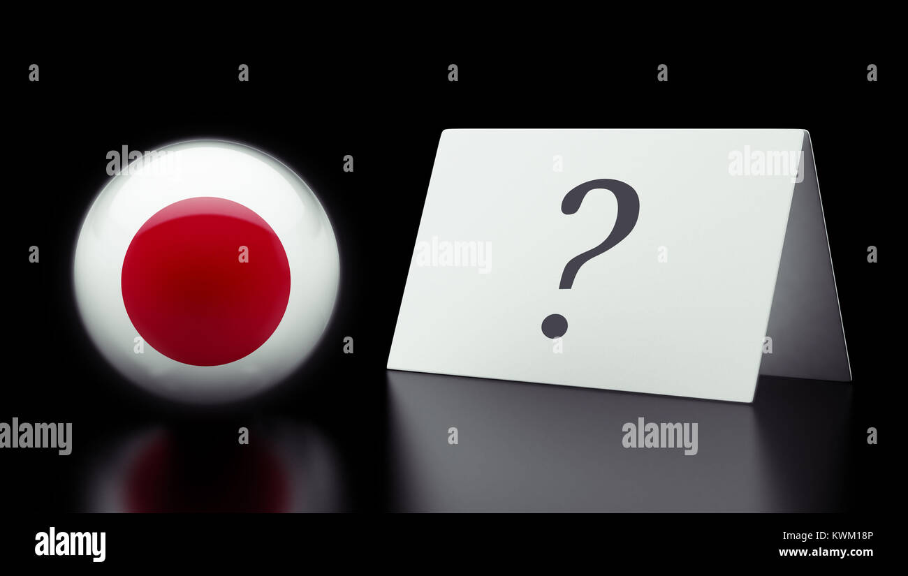 Japan High Resolution Question Mark Concept Stock Photo - Alamy