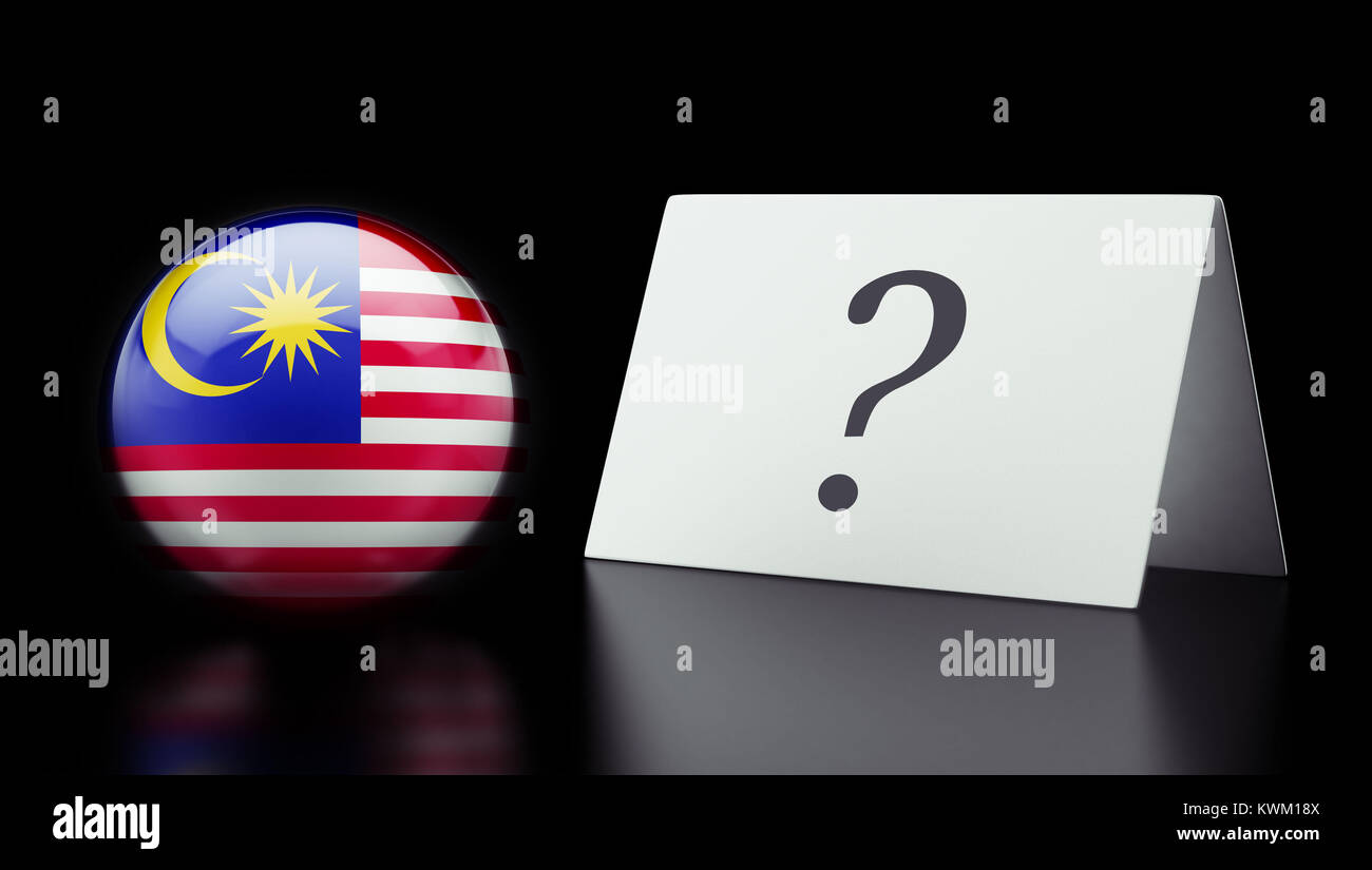 Malaysia High Resolution Question Mark Concept Stock Photo - Alamy