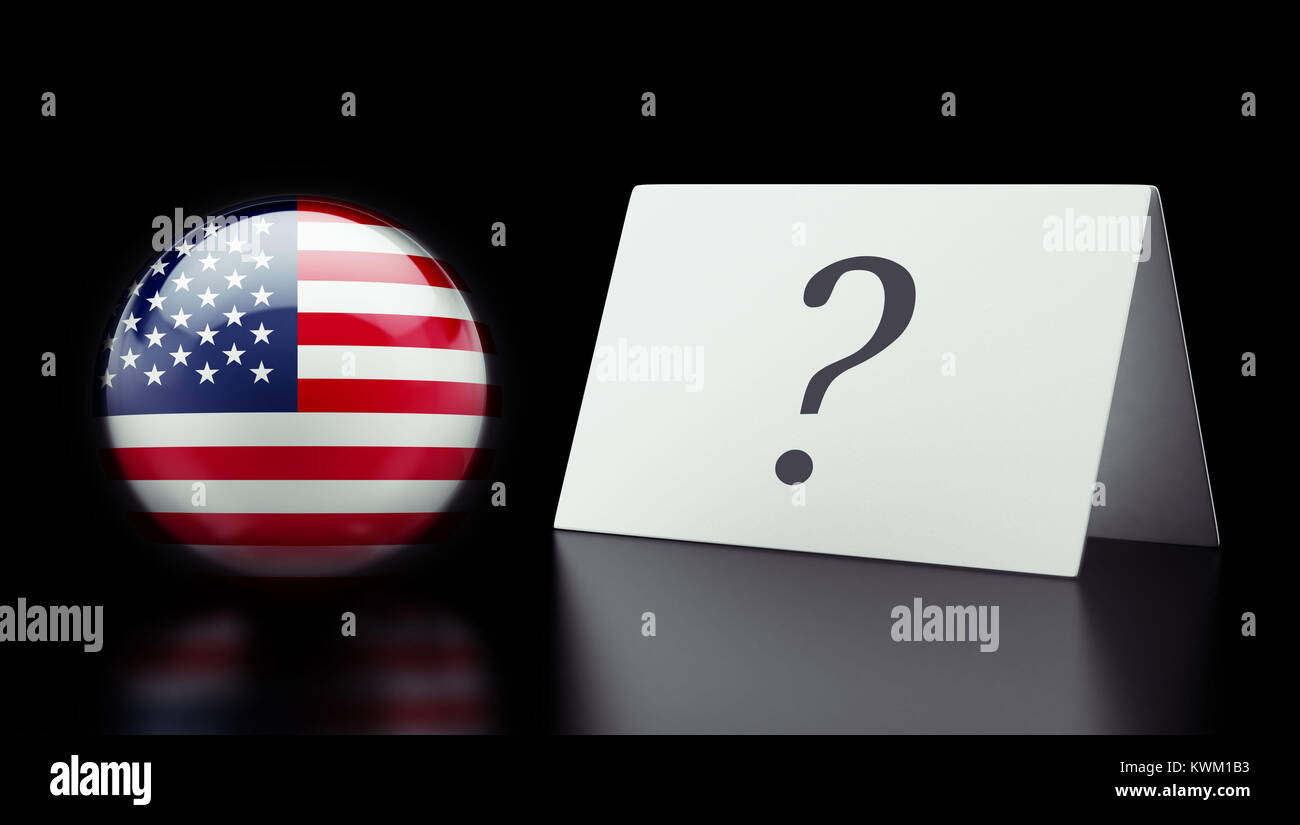 United States High Resolution Question Mark Concept Stock Photo - Alamy