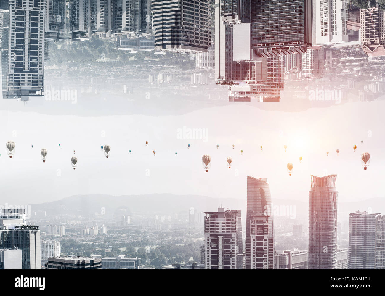 Modern cityscape view Stock Photo - Alamy