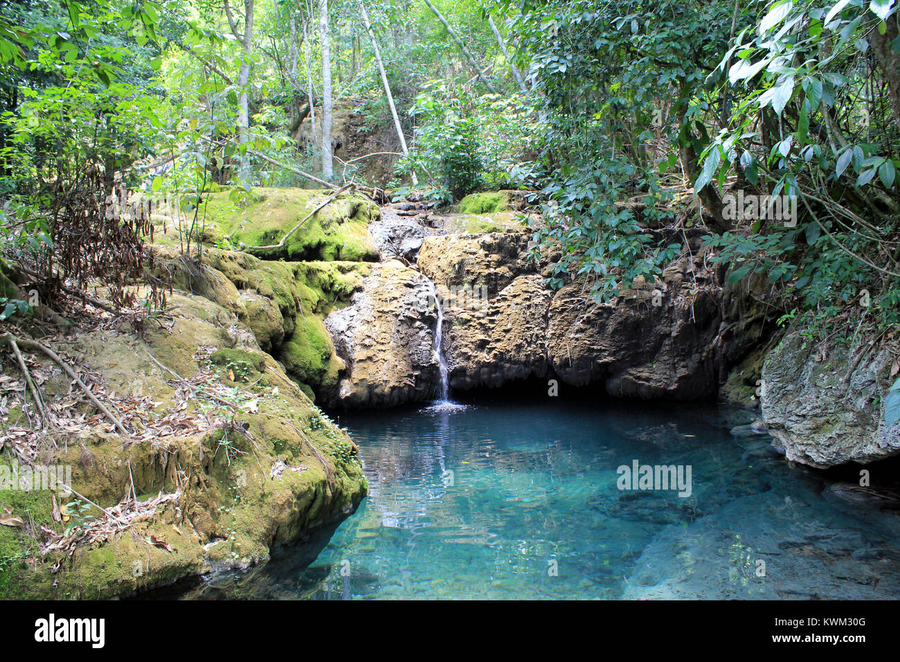 small waterfall bonito brazil Stock Photo - Alamy
