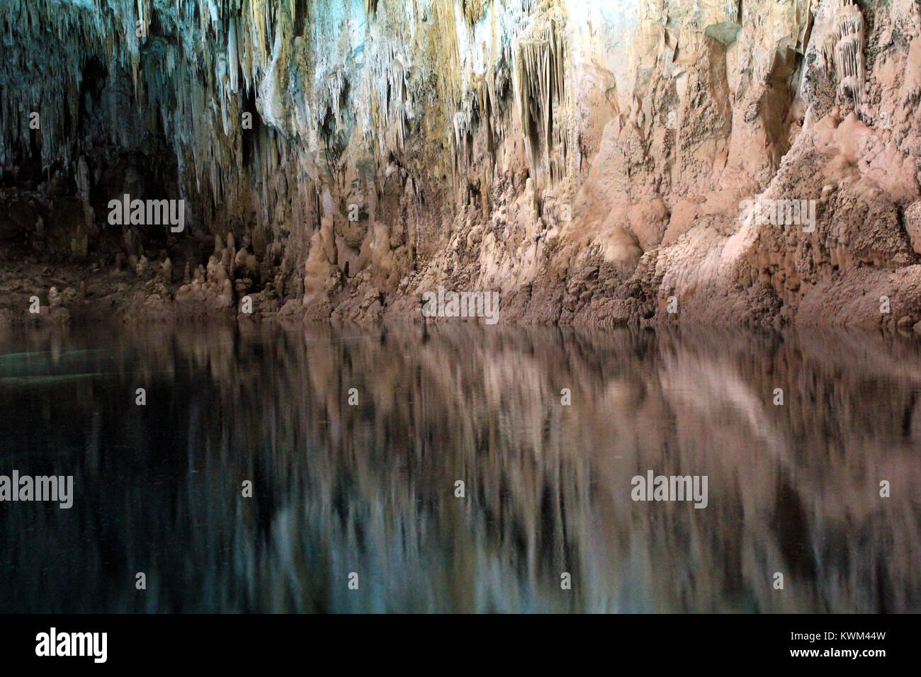 cave abyss blue lagoon water Stock Photo - Alamy