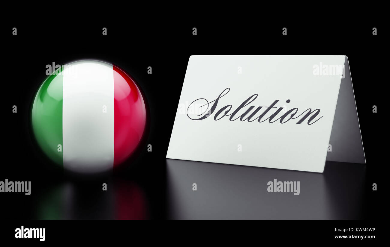 Italy High Resolution Solution Concept Stock Photo - Alamy