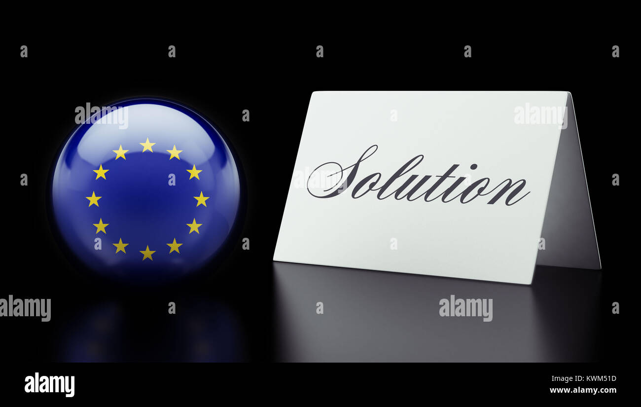European Union High Resolution Solution Concept Stock Photo - Alamy