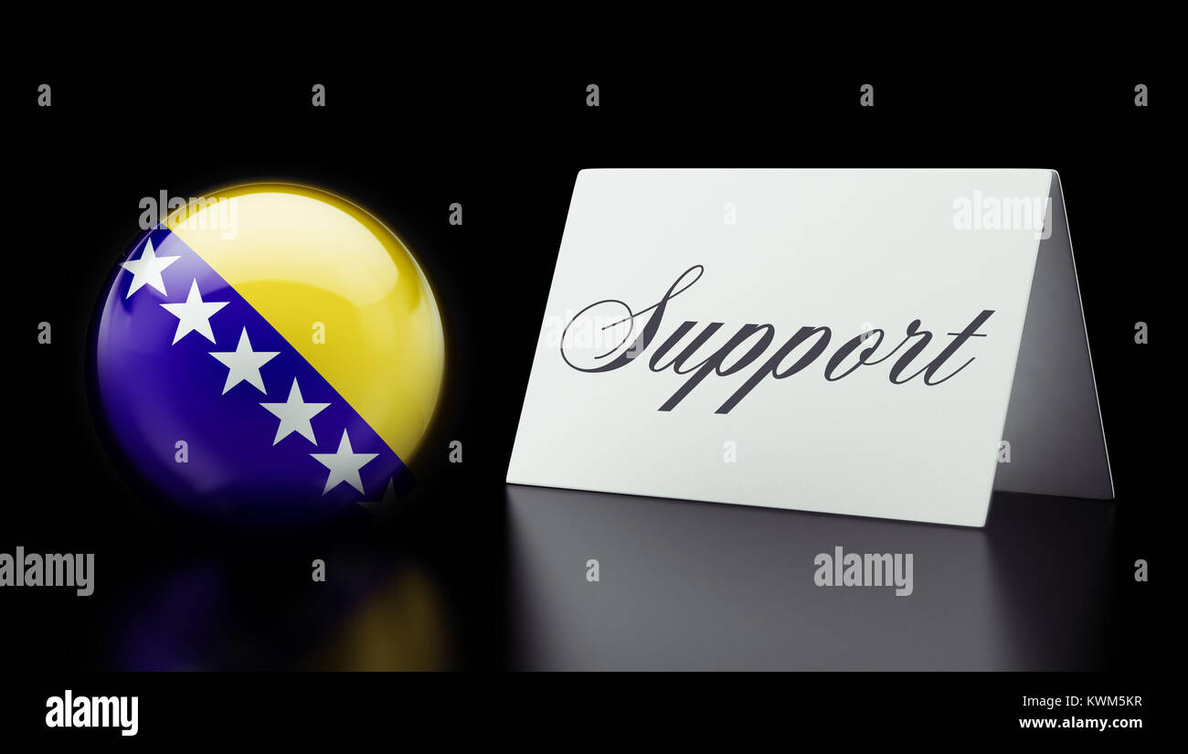 Bosnia and Herzegovina High Resolution Support Concept Stock Photo - Alamy