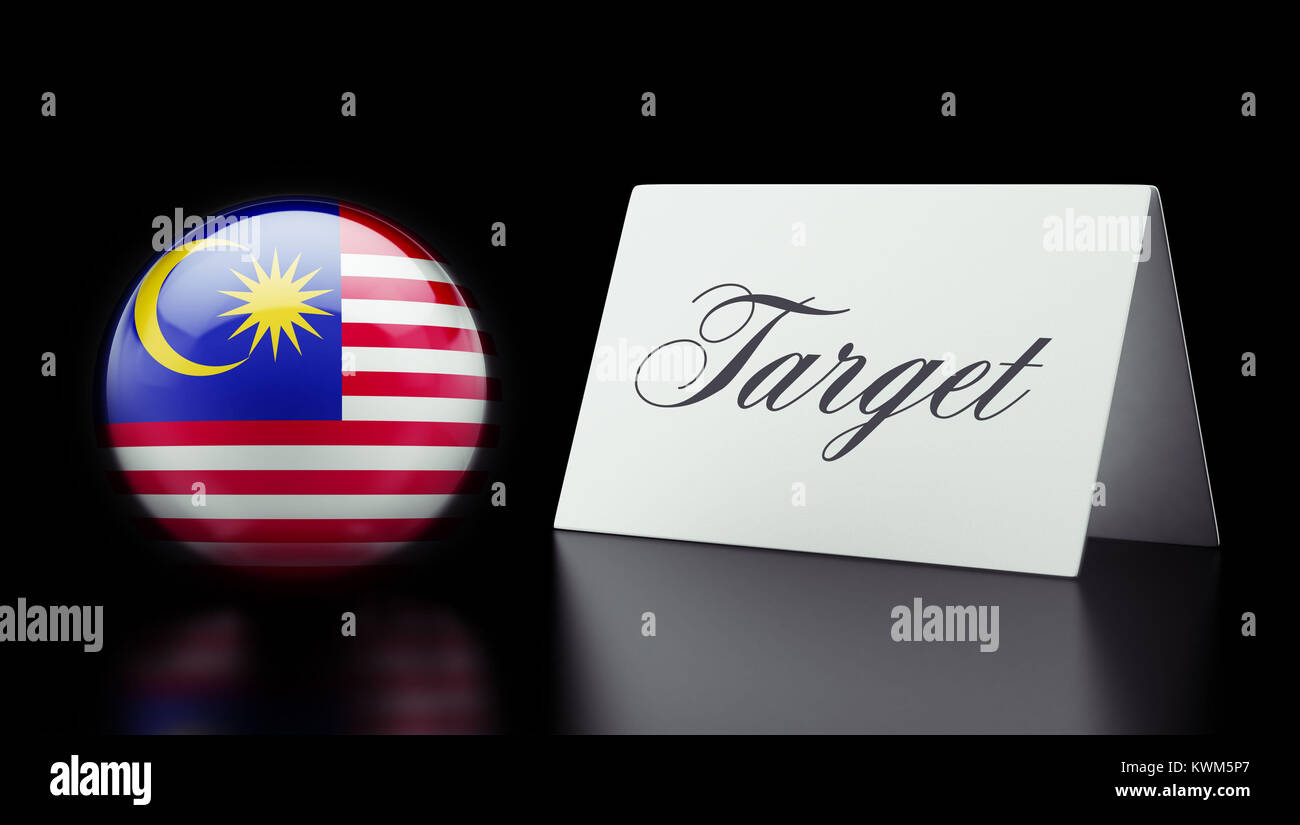 Malaysia High Resolution Target Concept Stock Photo - Alamy