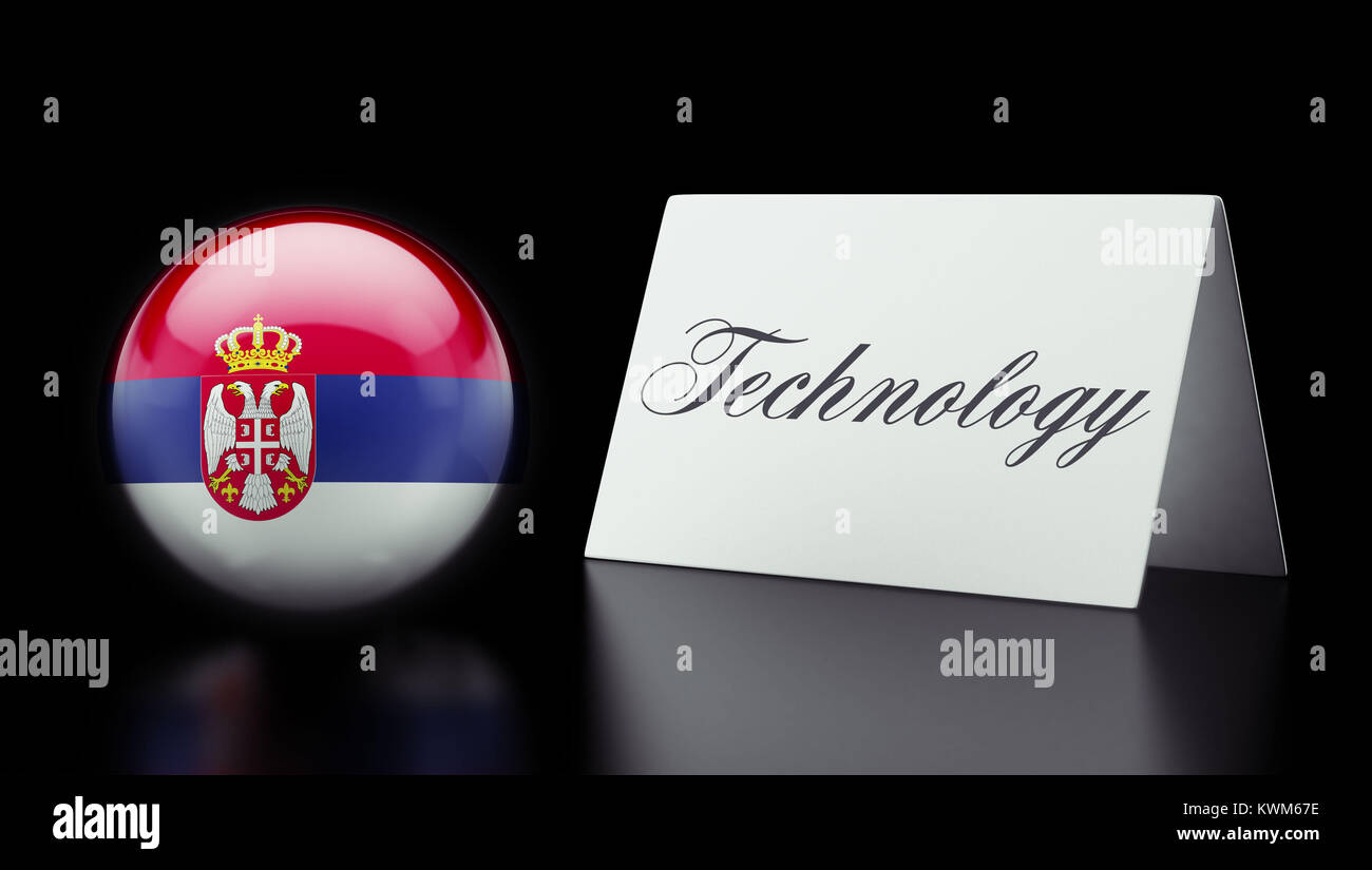 Serbia High Resolution Technology Concept Stock Photo - Alamy
