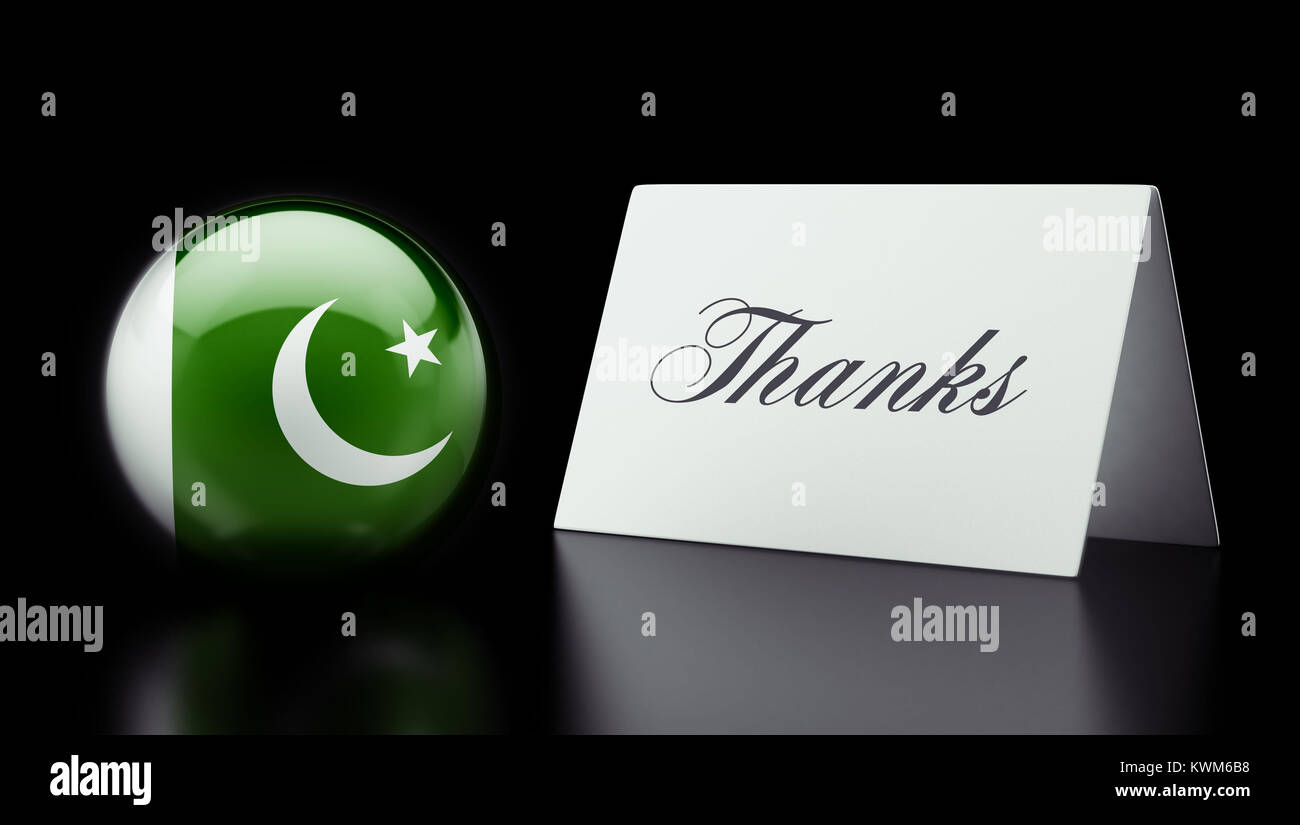 Pakistan High Resolution Thanks Concept Stock Photo - Alamy