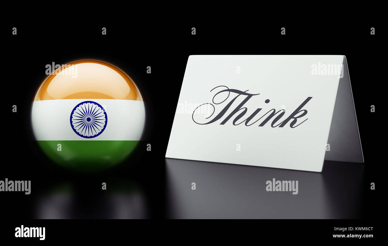 India High Resolution Think Concept Stock Photo - Alamy