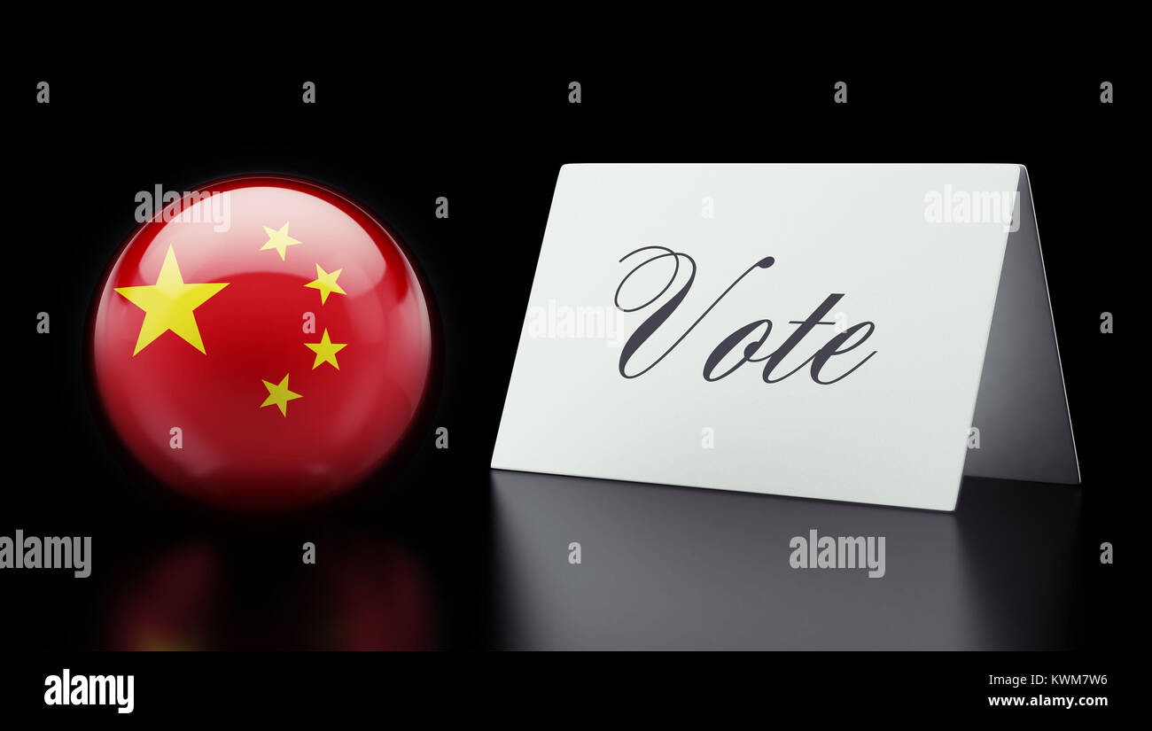 China High Resolution Vote Concept Stock Photo - Alamy