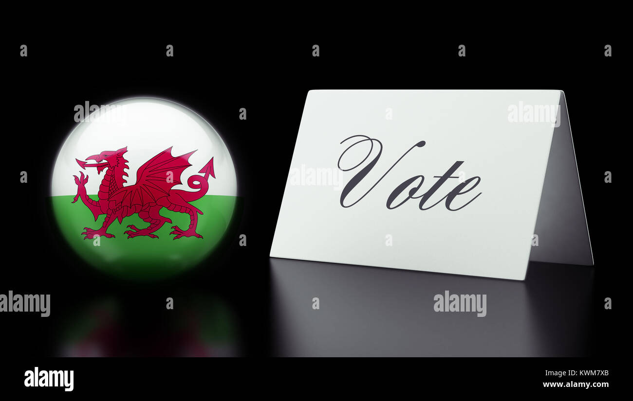 Wales High Resolution Vote Concept Stock Photo - Alamy