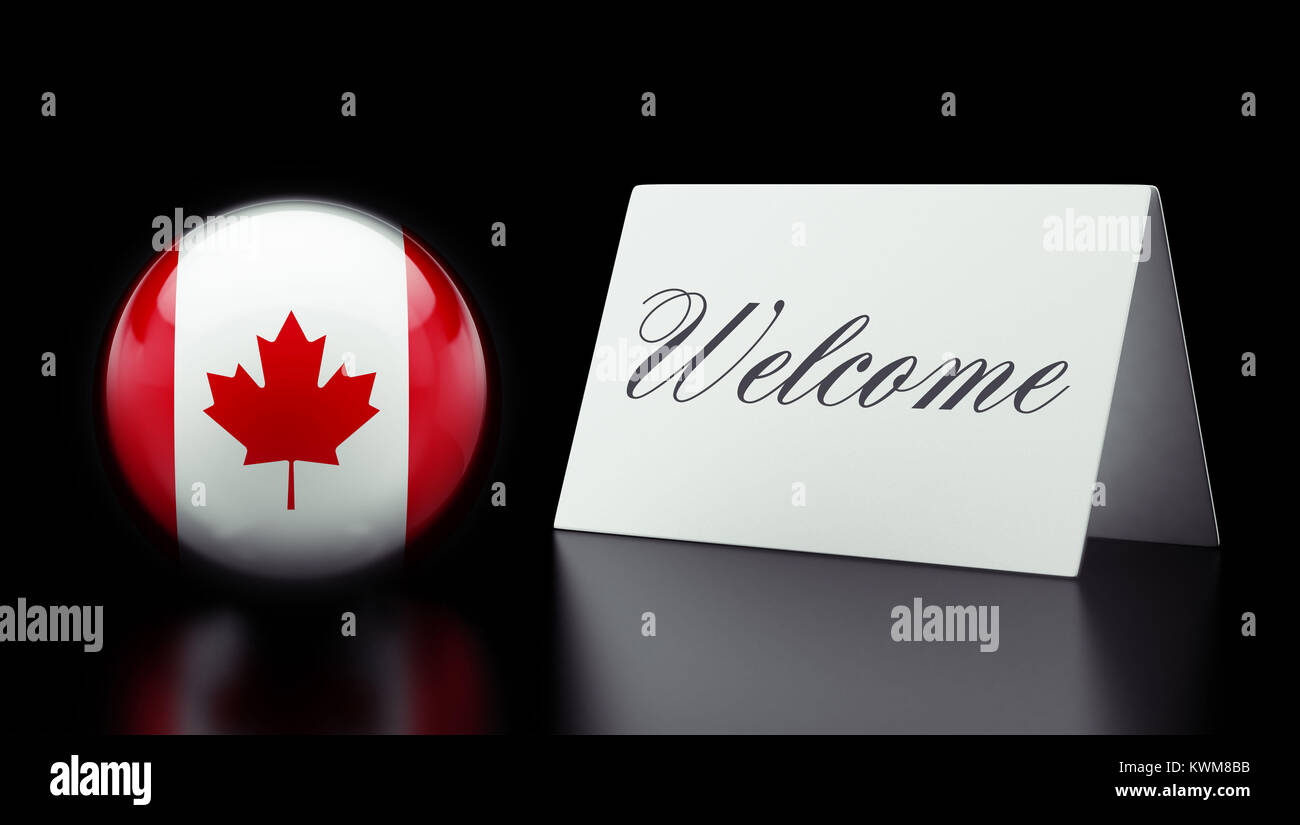Canada High Resolution Welcome Concept Stock Photo - Alamy