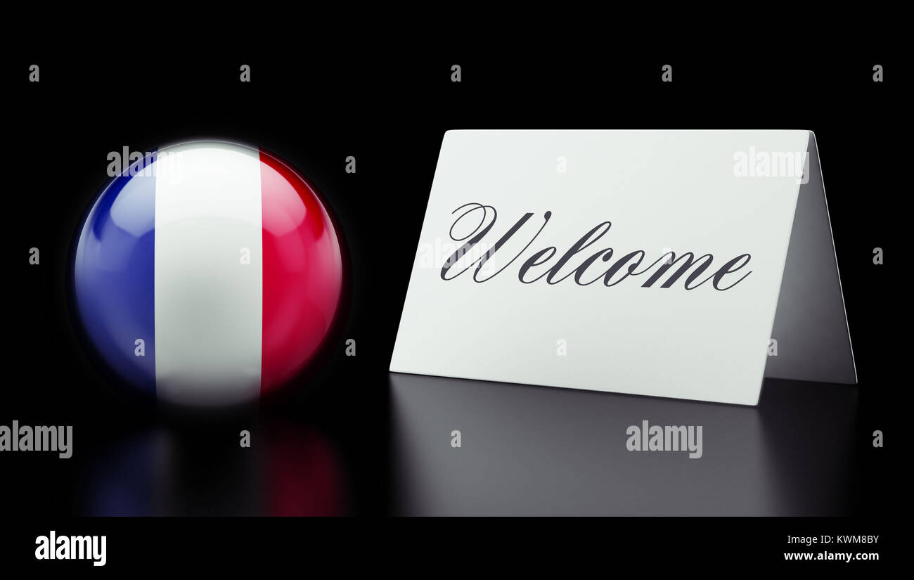 France High Resolution Welcome Concept Stock Photo - Alamy