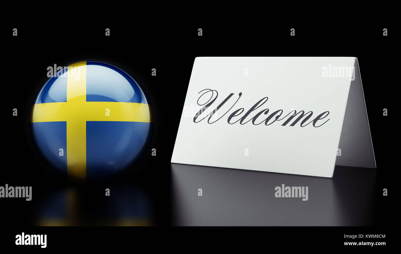 Sweden High Resolution Welcome Concept Stock Photo - Alamy
