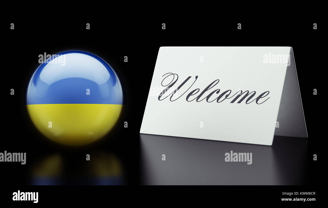 Ukraine High Resolution Welcome Concept Stock Photo - Alamy