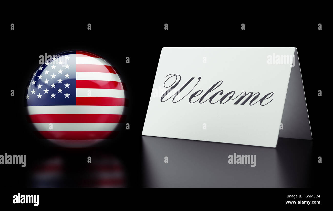 United States High Resolution Welcome Concept Stock Photo - Alamy