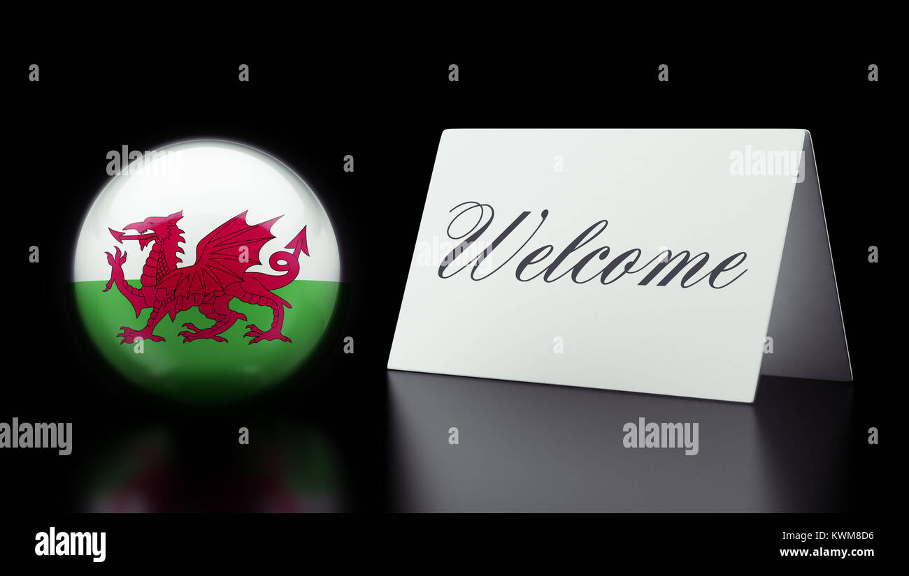 Wales High Resolution Welcome Concept Stock Photo - Alamy