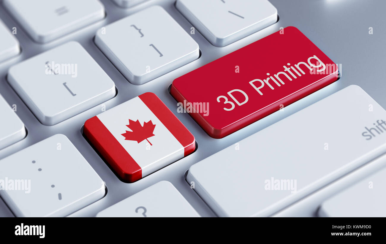 Canada High Resolution 3d Printing Concept Stock Photo - Alamy