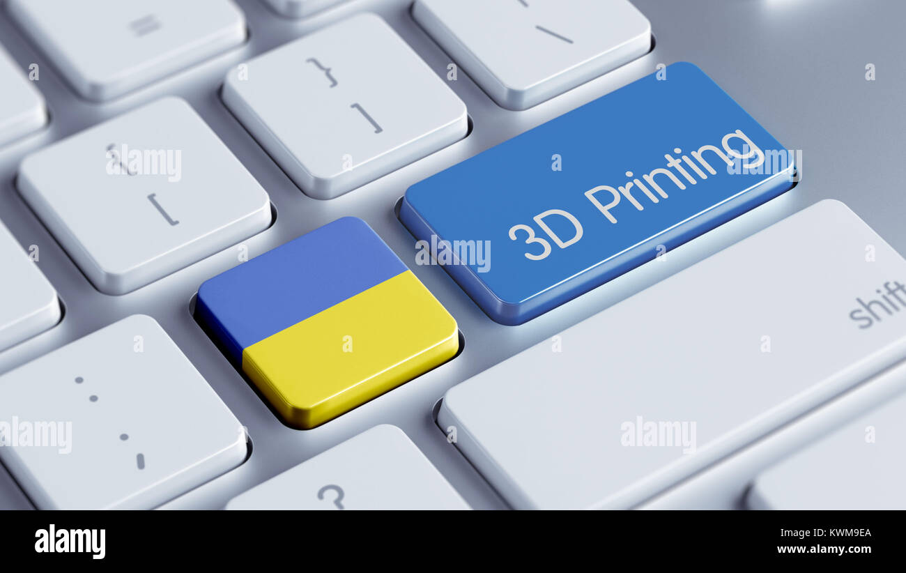 Ukraine High Resolution 3d Printing Concept Stock Photo - Alamy