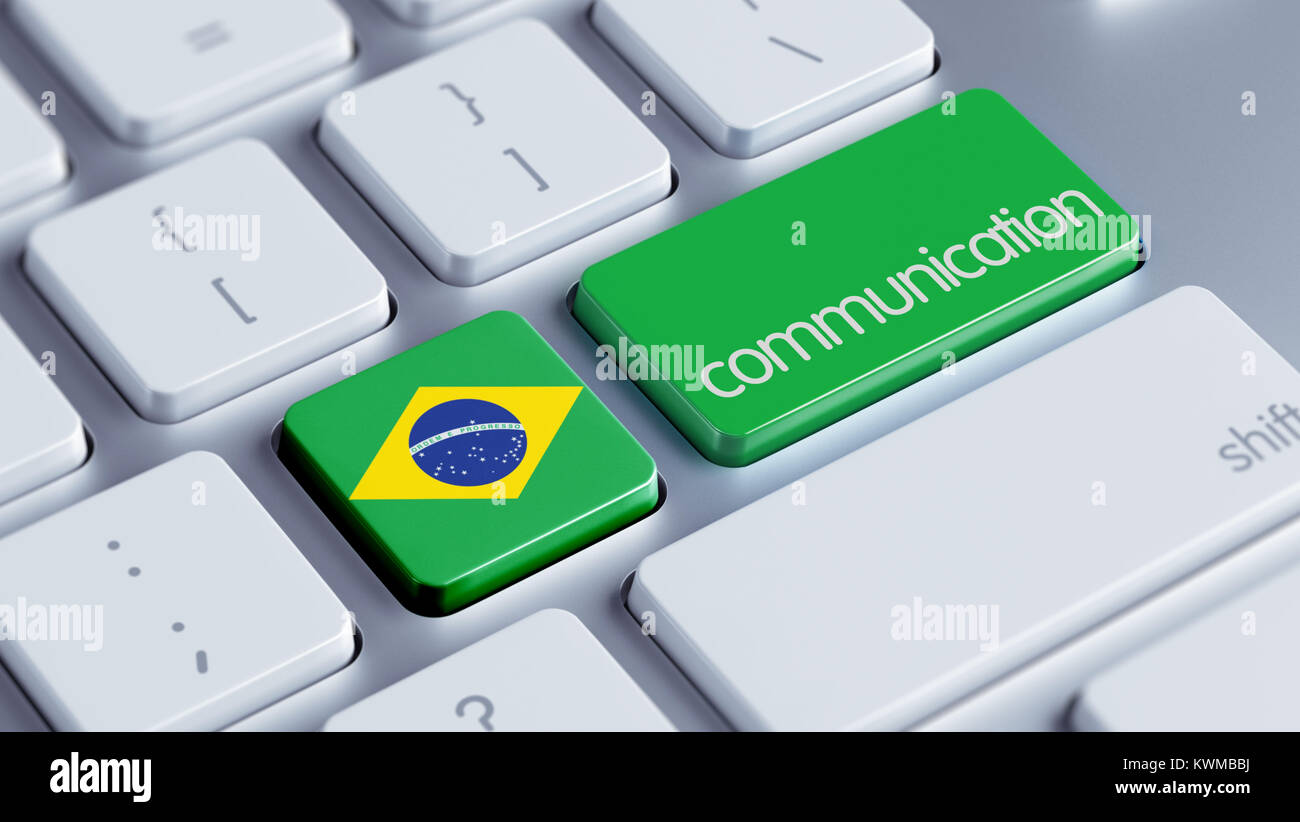 Brazil High Resolution Communication Concept Stock Photo - Alamy