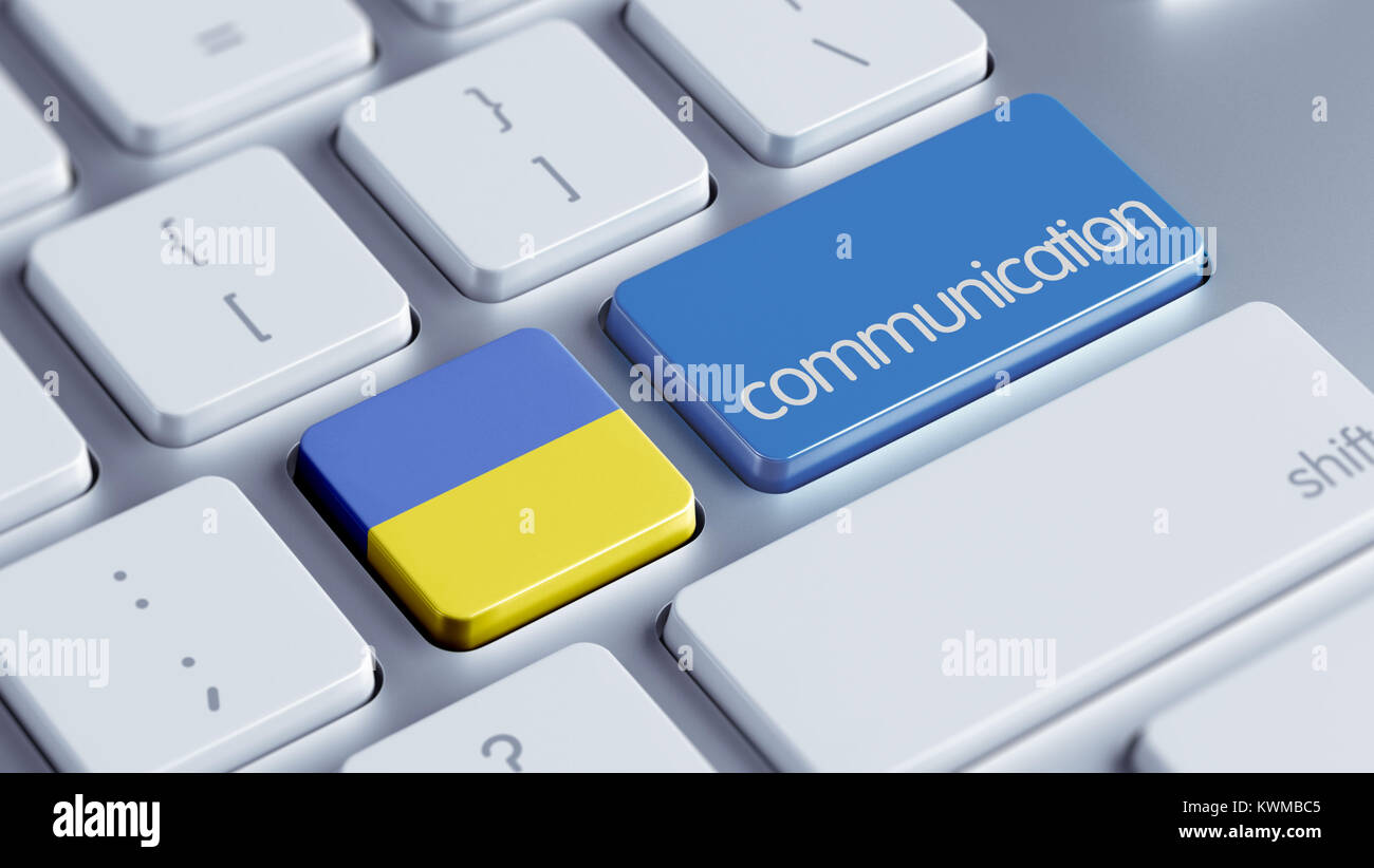 Ukraine High Resolution Communication Concept Stock Photo - Alamy