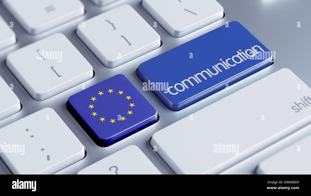 European Union High Resolution Communication Concept Stock Photo - Alamy