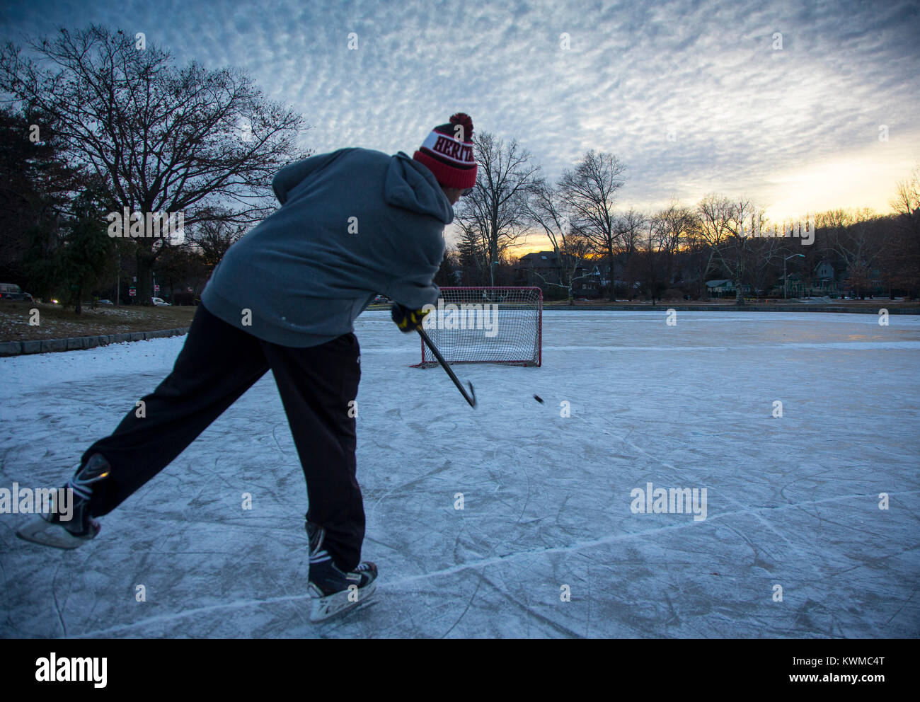 Hockey net hi-res stock photography and images - Alamy