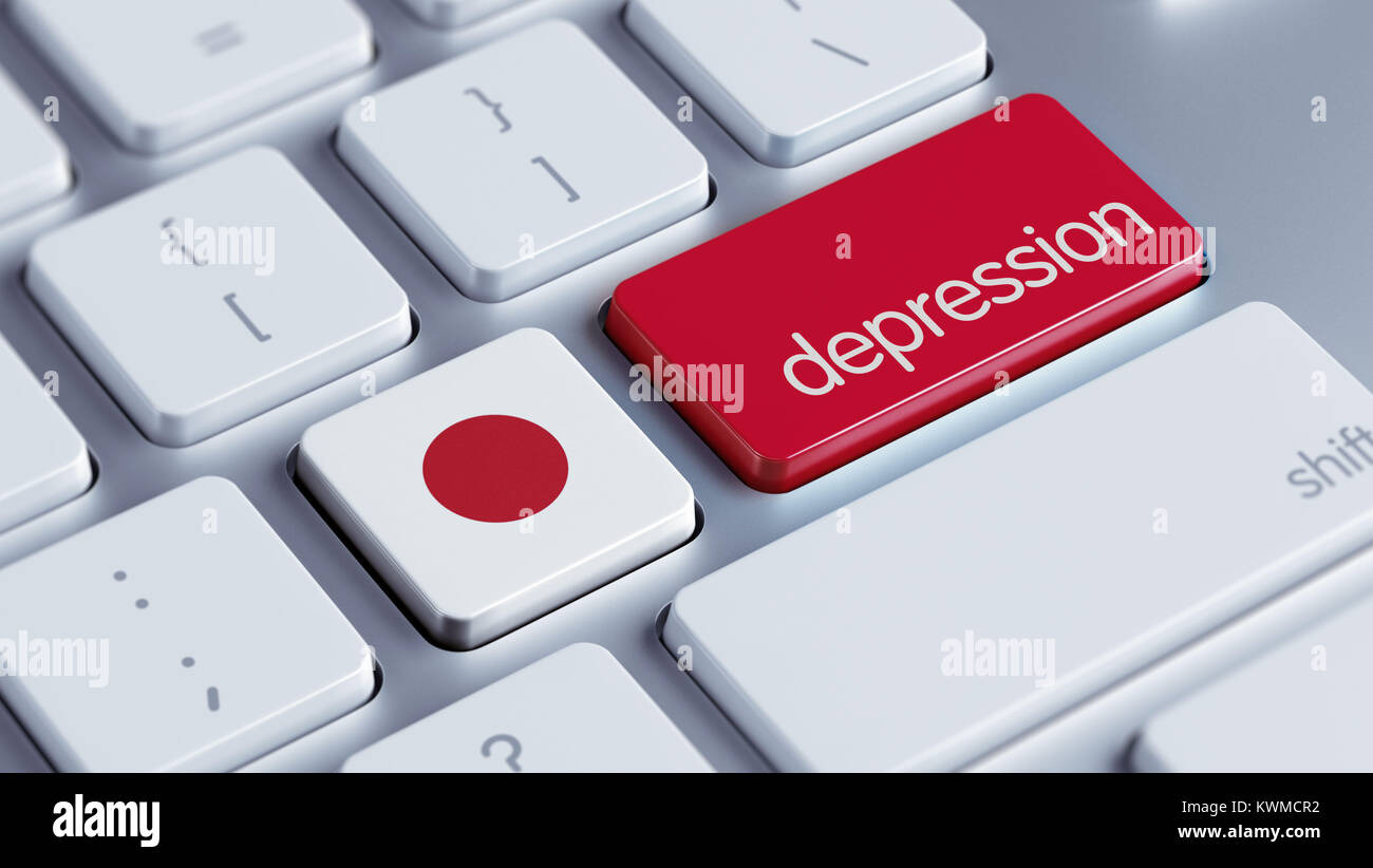 Japan High Resolution Depression Concept Stock Photo - Alamy