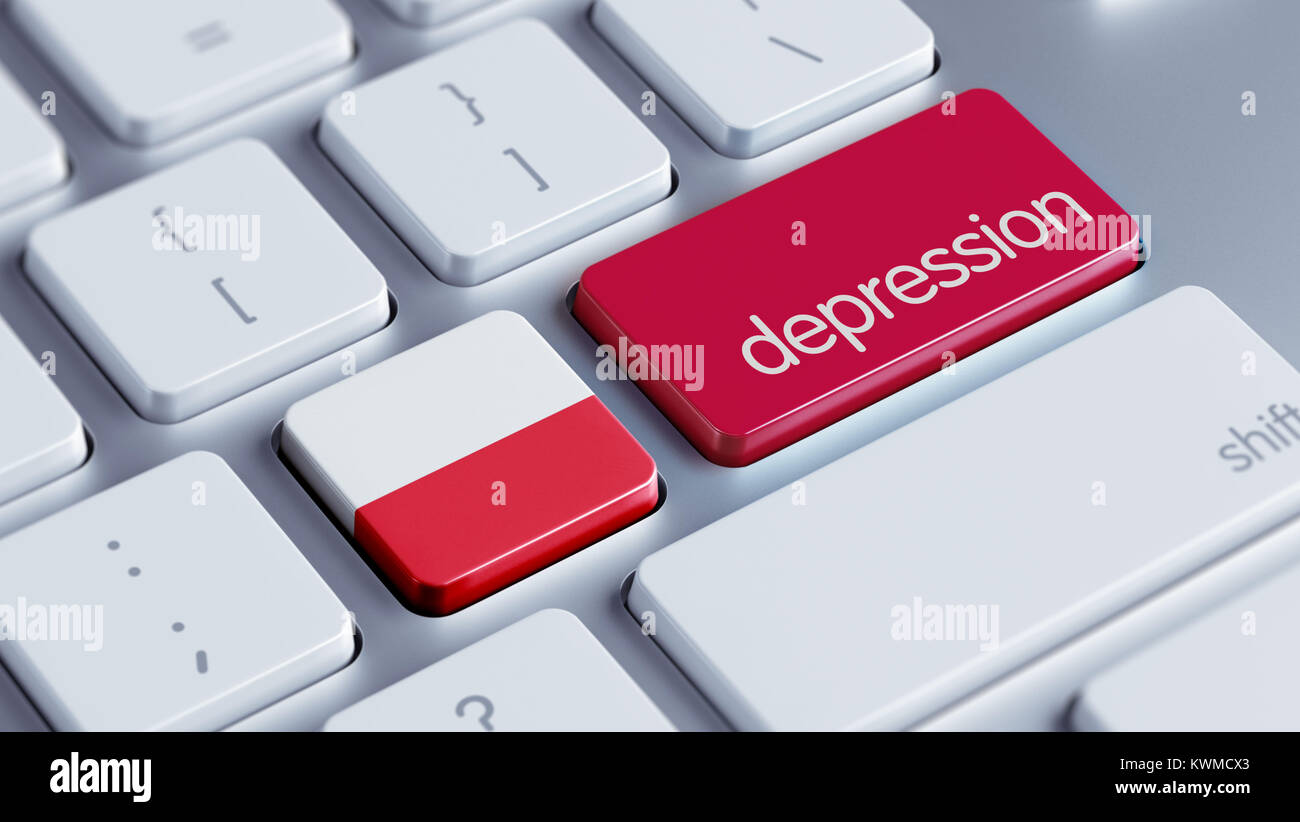 Poland High Resolution Depression Concept Stock Photo - Alamy