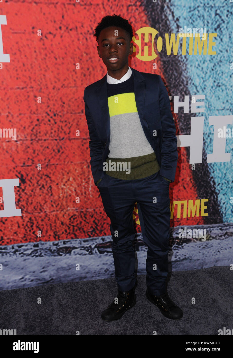 Los Angeles, CA, USA. 3rd Jan, 2018. Alex Hibbert. Premiere of ...