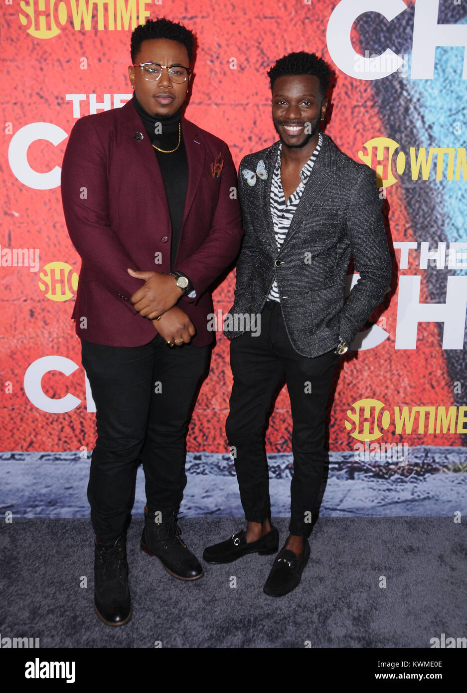 Los Angeles, CA, USA. 3rd Jan, 2018. Marcel Spears, Bernard David Jones ...