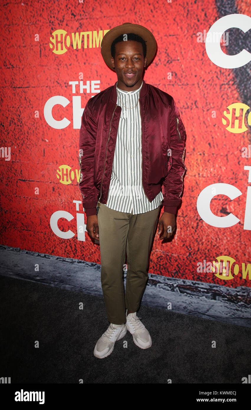 Los Angeles, Ca, USA. 3rd Jan, 2018. Brandon Michael Hall, at Premiere ...