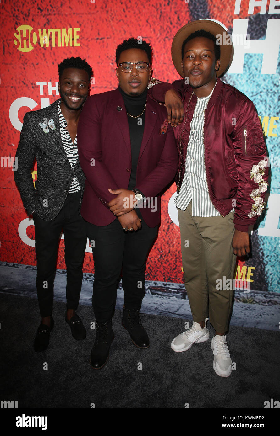 Los Angeles, Ca, USA. 3rd Jan, 2018. Bernard David Jones, Marcel Spears ...