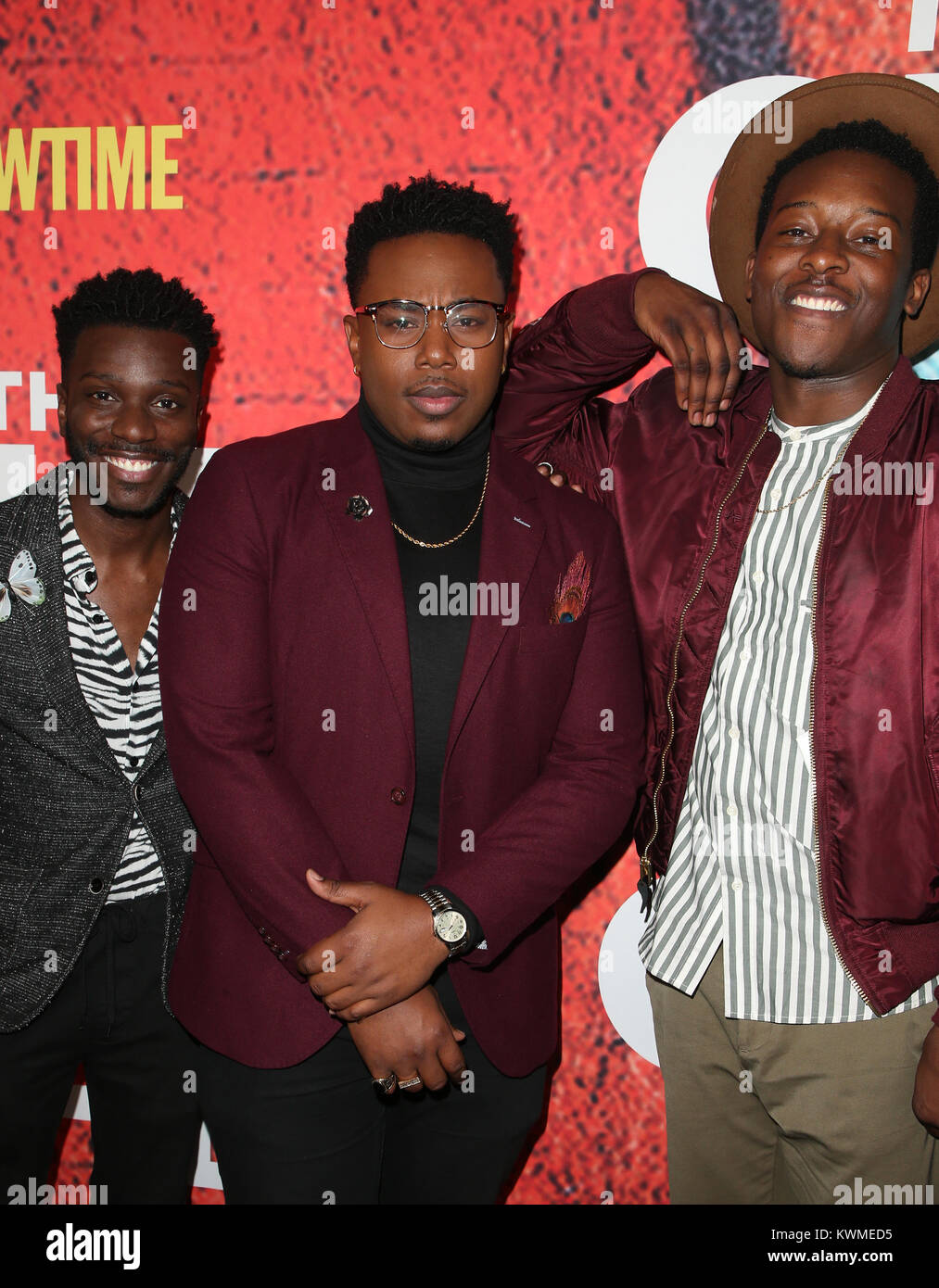 Los Angeles, Ca, USA. 3rd Jan, 2018. Bernard David Jones, Marcel Spears ...