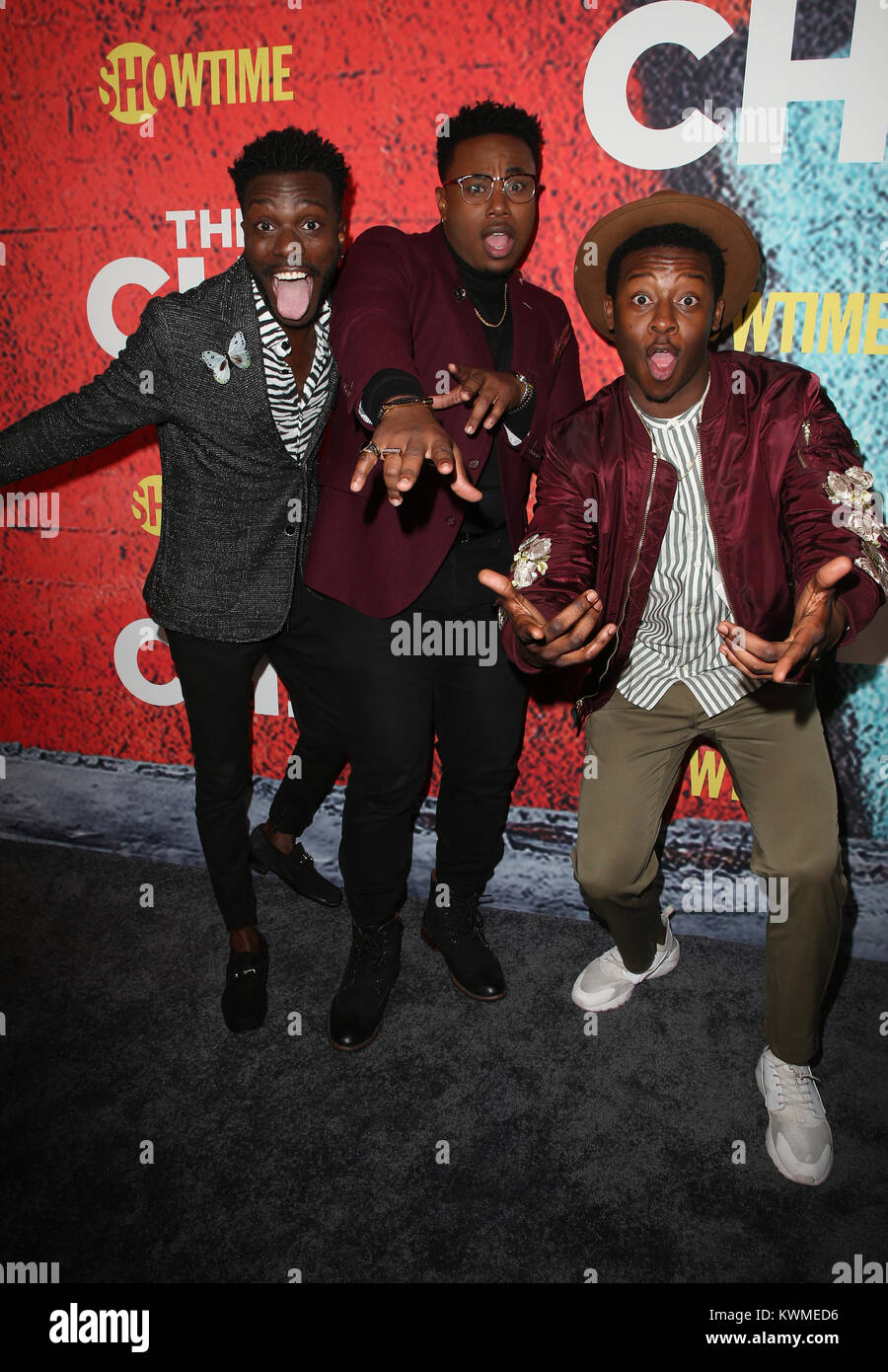 Los Angeles, Ca, USA. 3rd Jan, 2018. Bernard David Jones, Marcel Spears ...