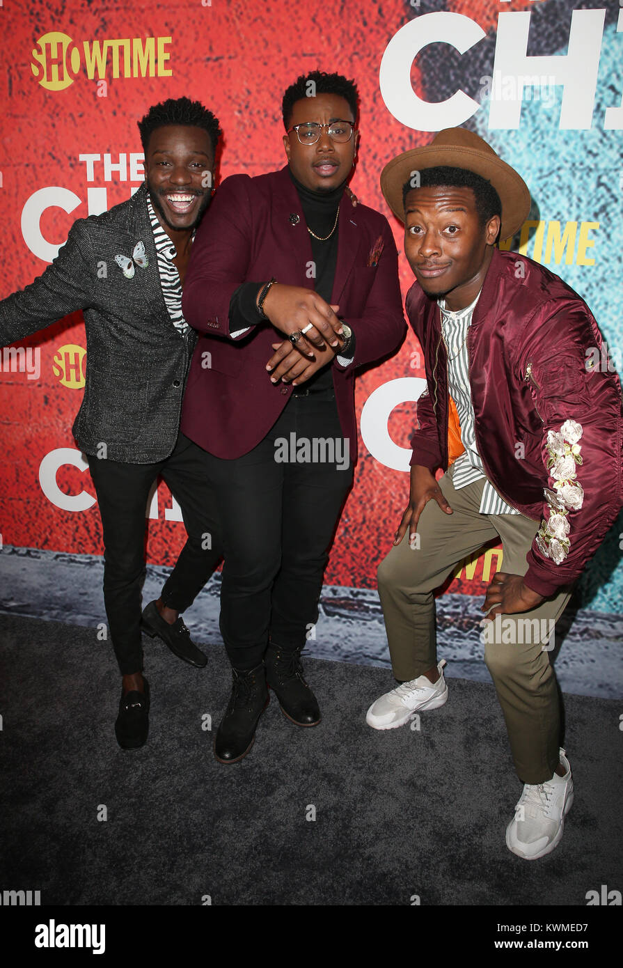 Los Angeles, Ca, USA. 3rd Jan, 2018. Bernard David Jones, Marcel Spears ...