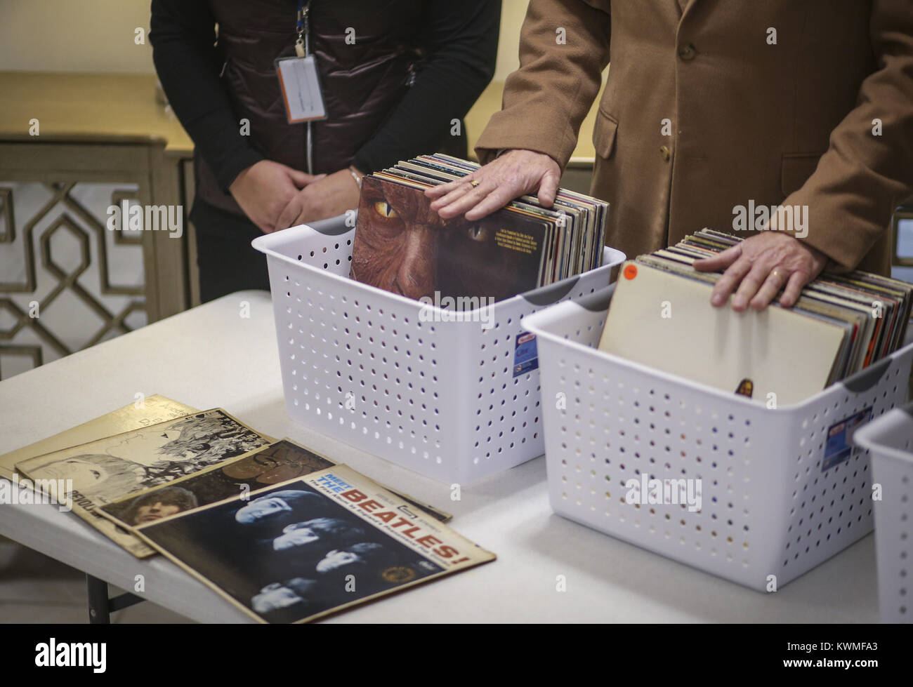 Davenport, Iowa, USA. 13th Dec, 2017. Chief Marketing Officer Ken ...