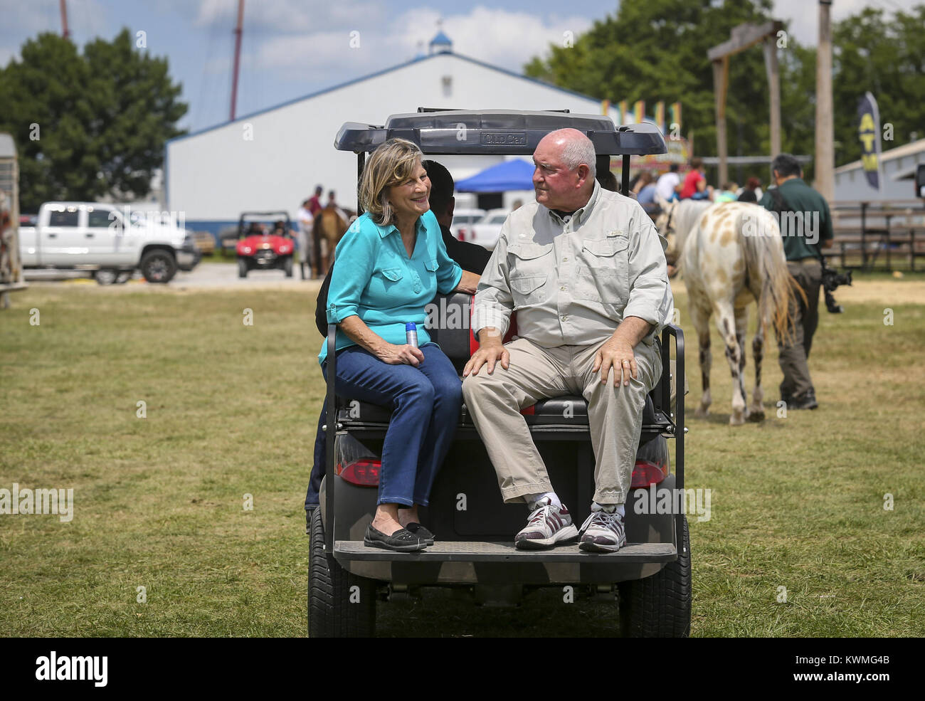 Davenport, Iowa, USA. 6th Aug, 2017. U.S. Secretary of Agriculture ...