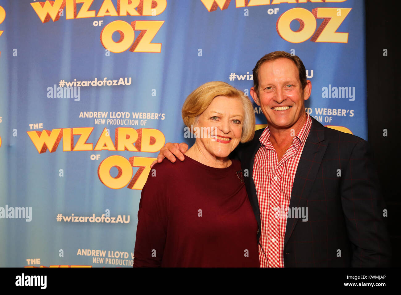 Sydney, NSW, Australia. 4th Jan, 2018. Nancy Hayes and Todd McKenney ...