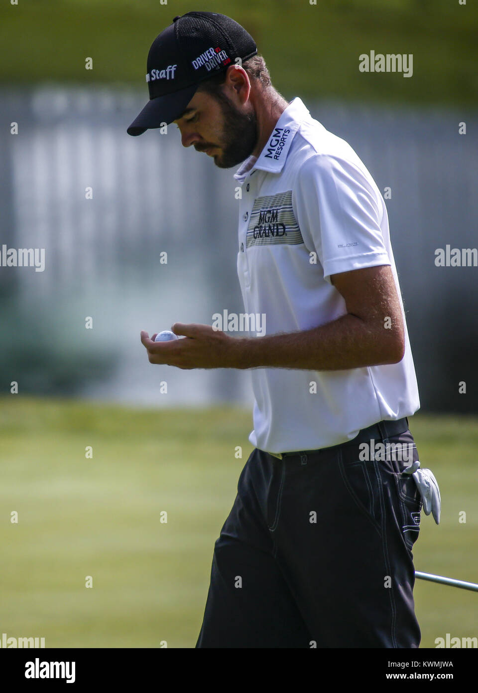 Davenport, Iowa, USA. 11th Aug, 2016. Professional Golfer Troy Merritt ...