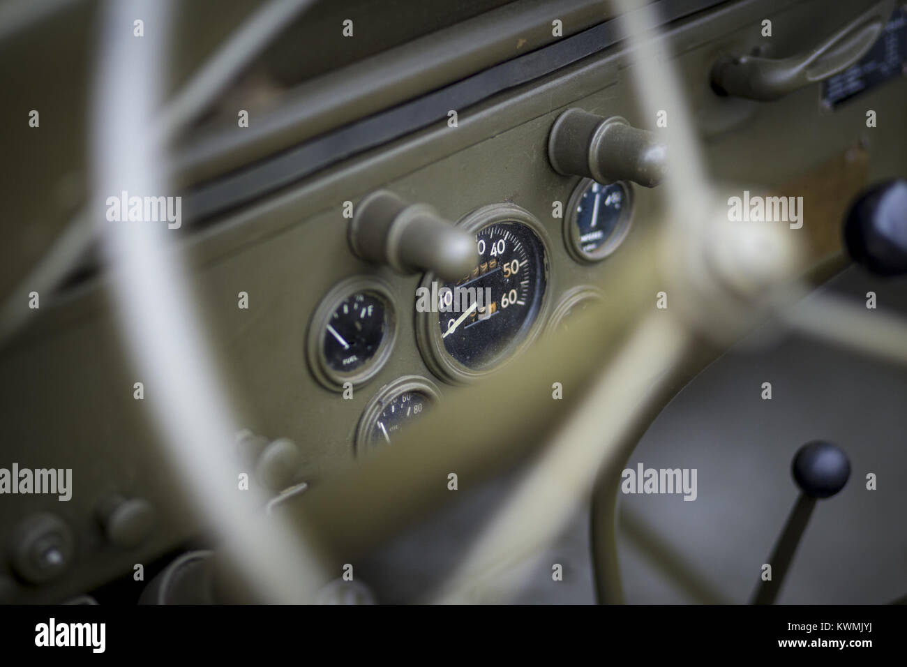 Willys jeep dashboard hi-res stock photography and images - Alamy